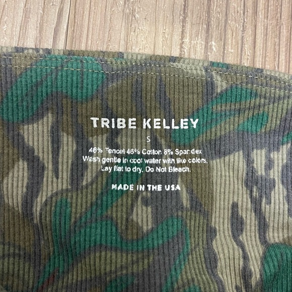 Tribe Kelley | Tops | Tribe Kelley X Mossy Oak Ribbed Traveler Bra In ...